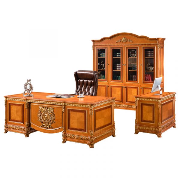 0836 royal noble office furniture Ash Wood Executive desk - HAOSEN ...